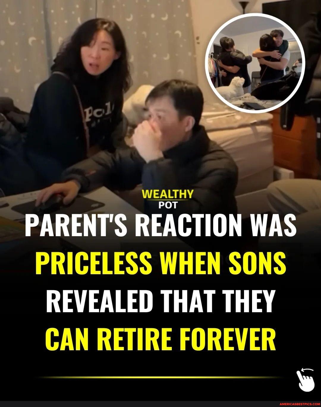 WEALTHY PARENT'S REACTION WAS PRICELESS WHEN SONS REVEALED THAT THEY ...