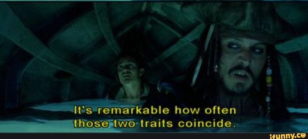 Cr. It's remarkable how often traits coincide. - iFunny
