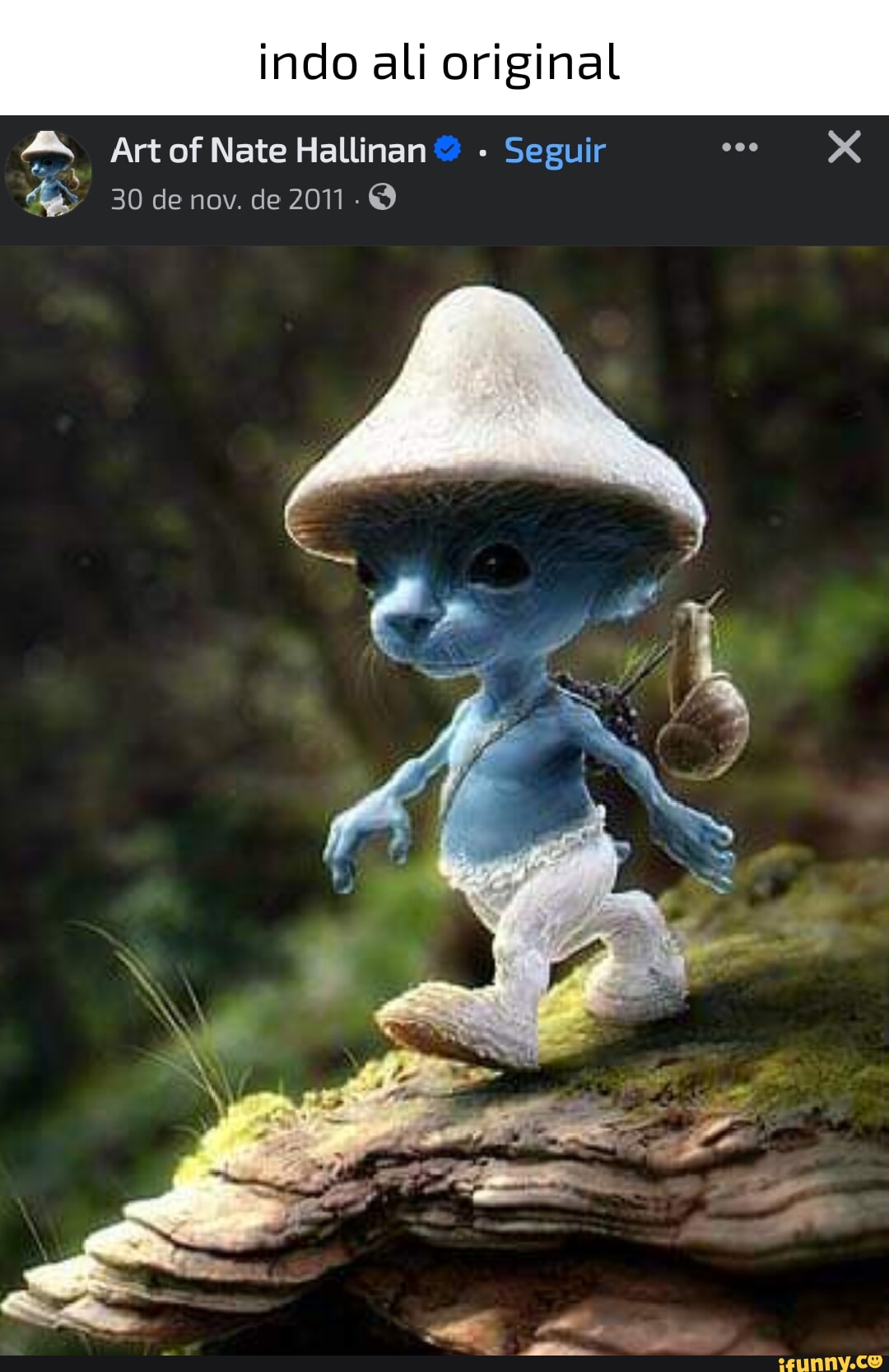 Indo ali original éS Art of Nate Hallinan - Seguir 30 de nov. de ...