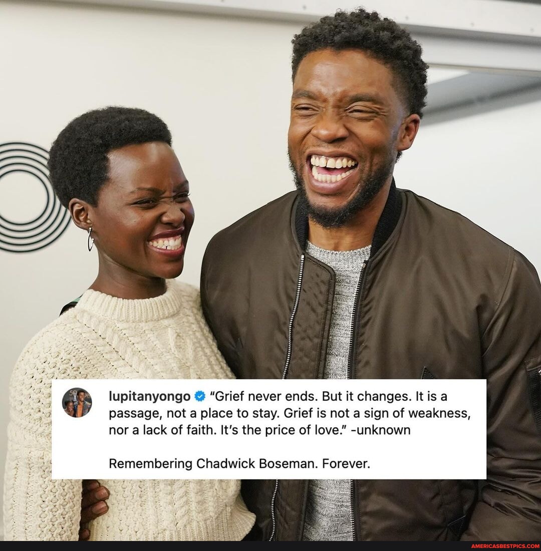 “Grief never ends.” Lupita Nyong’o is remembering “Black Panther” co ...