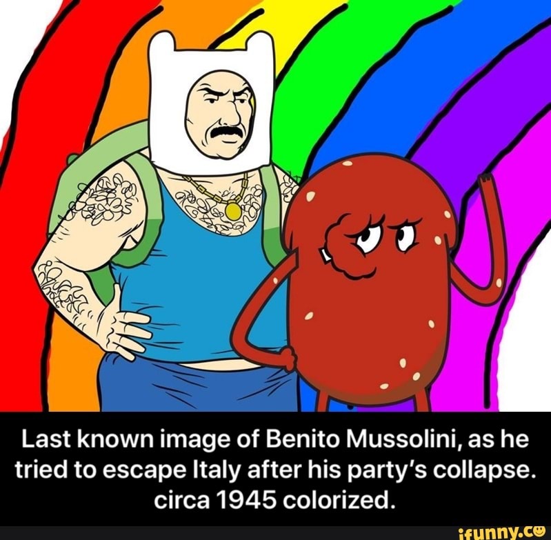 Last known image of Benito Mussolini, as he tried to escape Italy after ...