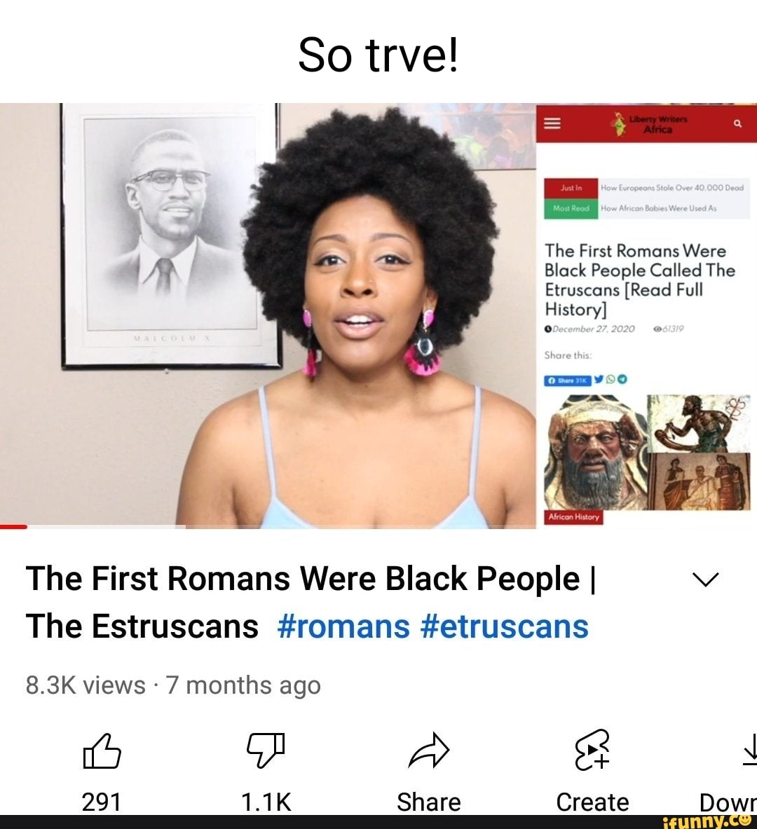 So trve! The First Romans Were Black People Called The Etruscans [Read ...