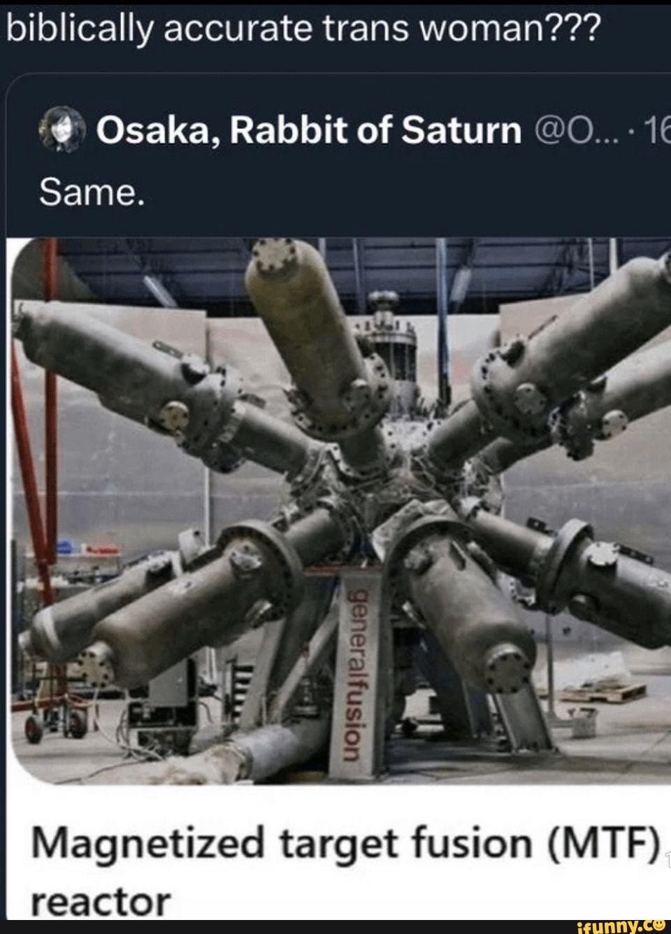 MTF - MTF biblically accurate trans woman??? Osaka, Rabbit of Saturn @O ...