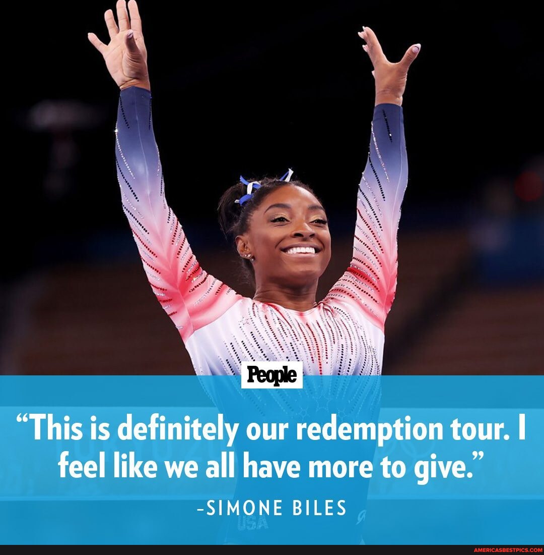 Call it a comeback! 👏 Simone Biles is ready for her Paris "redemption ...