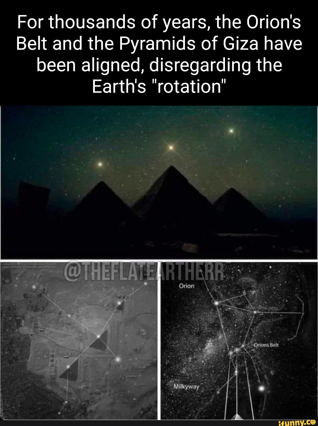 For thousands of years, the Orion's Belt and the Pyramids of Giza have ...