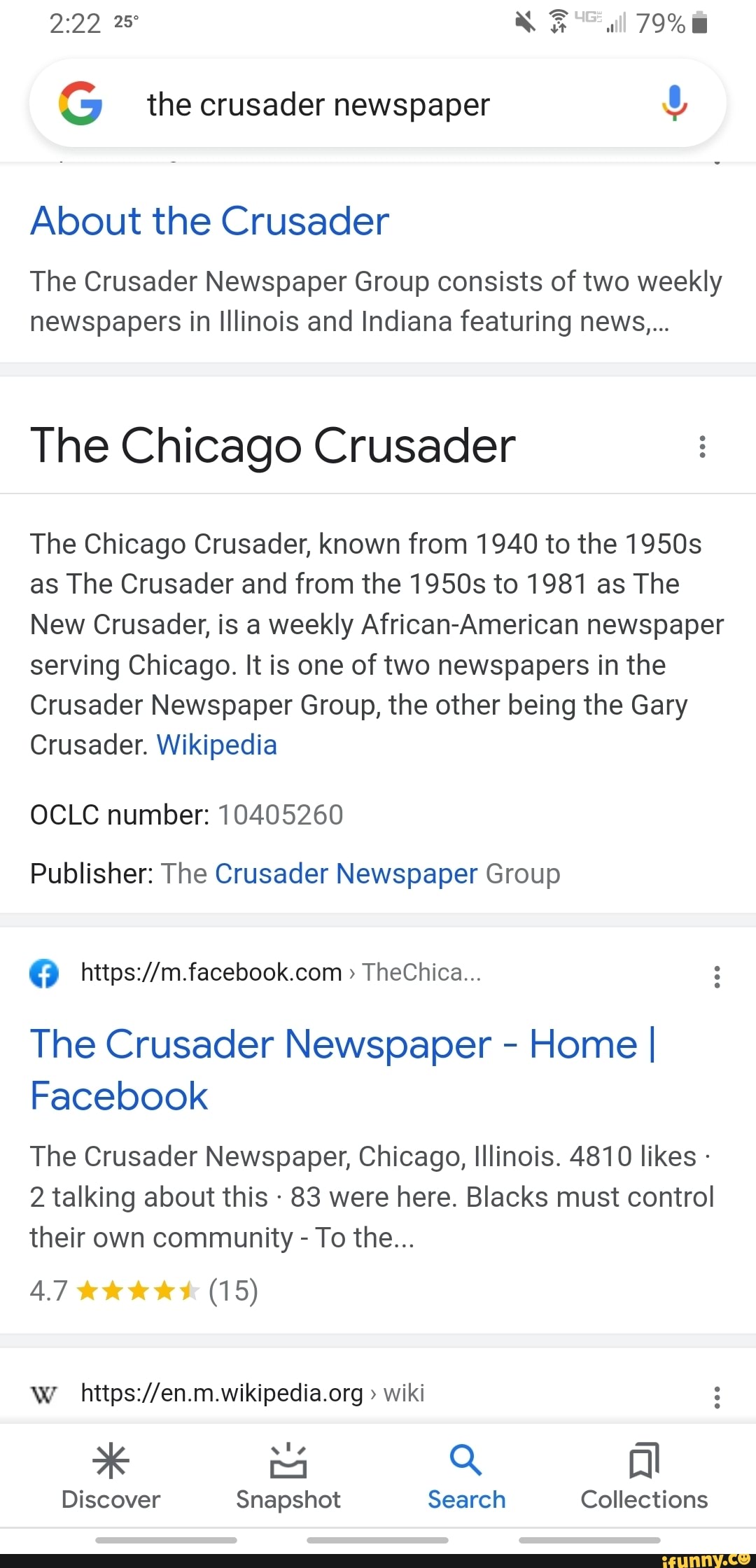 All 79% G the crusader newspaper About the Crusader The Crusader ...