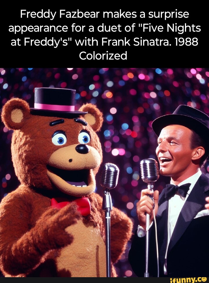 Freddy Fazbear makes a surprise appearance for a duet of "Five Nights ...
