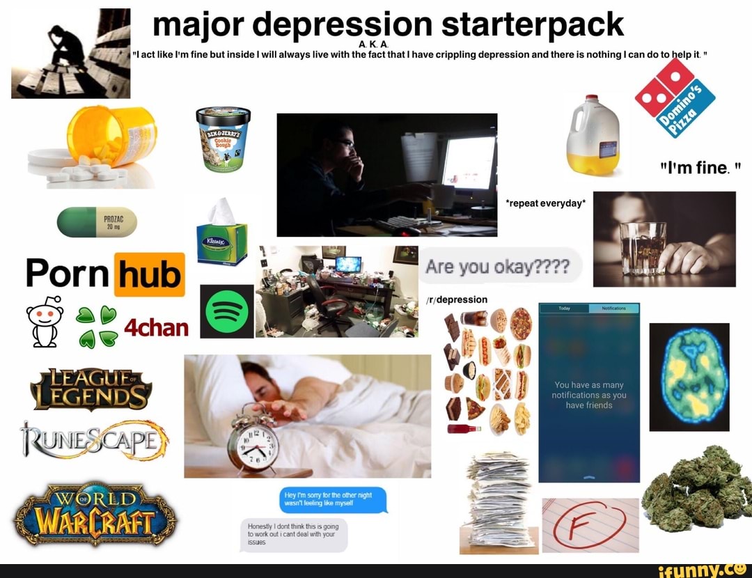 F major depression starterpack - iFunny