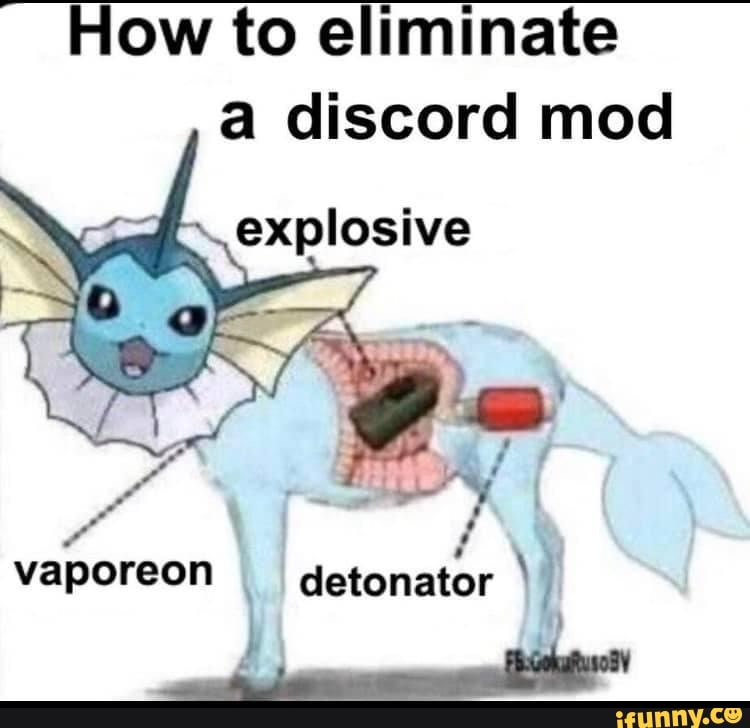 How To Eliminate A Discord Mod Explosive Vaporeon Detonator IFunny how-to-eliminate-a-discord-mod-explosive-vaporeon-detonator-ifunny