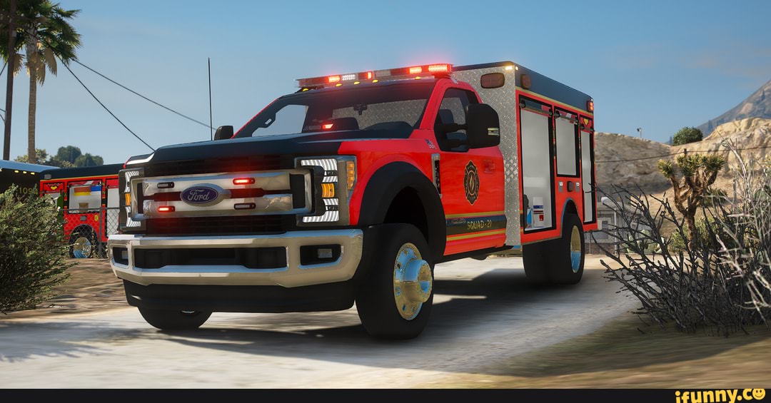 2018 Ford F450 Rescue Squad, Made By Shadow Modifications - )