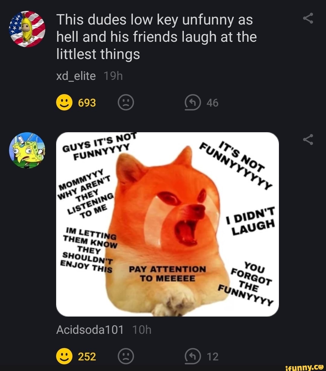 Unfunny memes. Best Collection of funny Unfunny pictures on iFunny