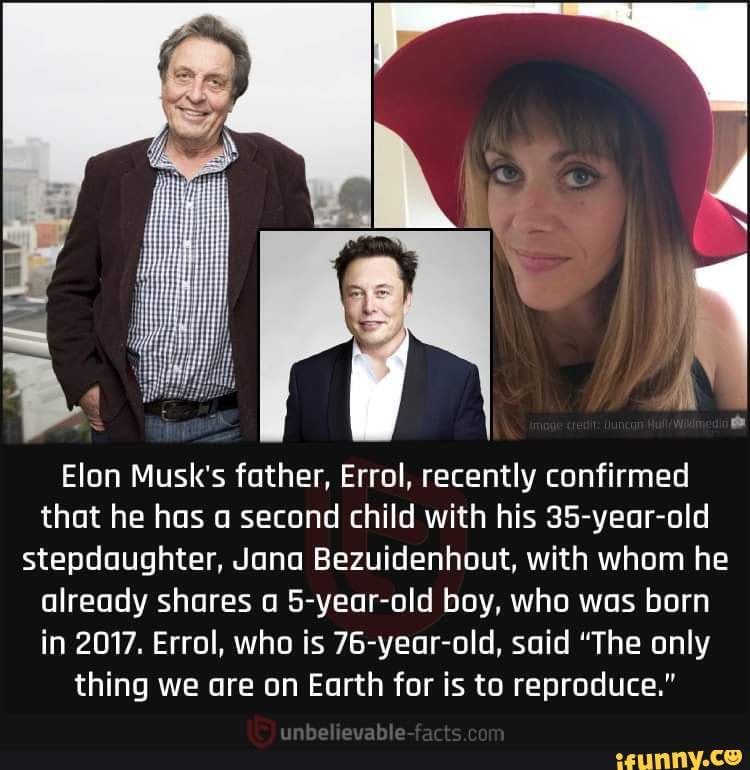Elon Musk's father, Errol, recently confirmed that he has second child ...