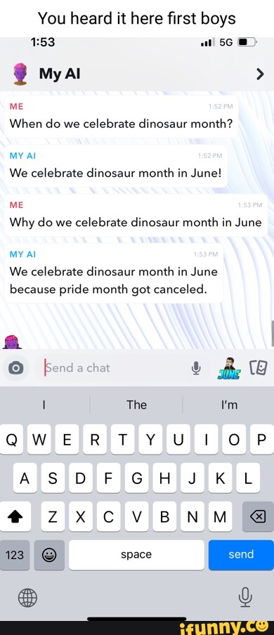 You heard it here first boys al @ myal > ME When do we celebrate ...