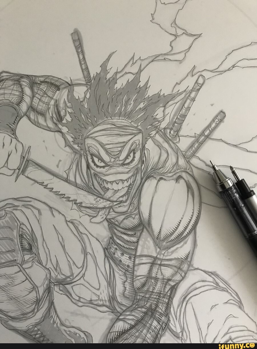 Laying down pencils, inks to come. #anime #manga #drawing #my_hero ...