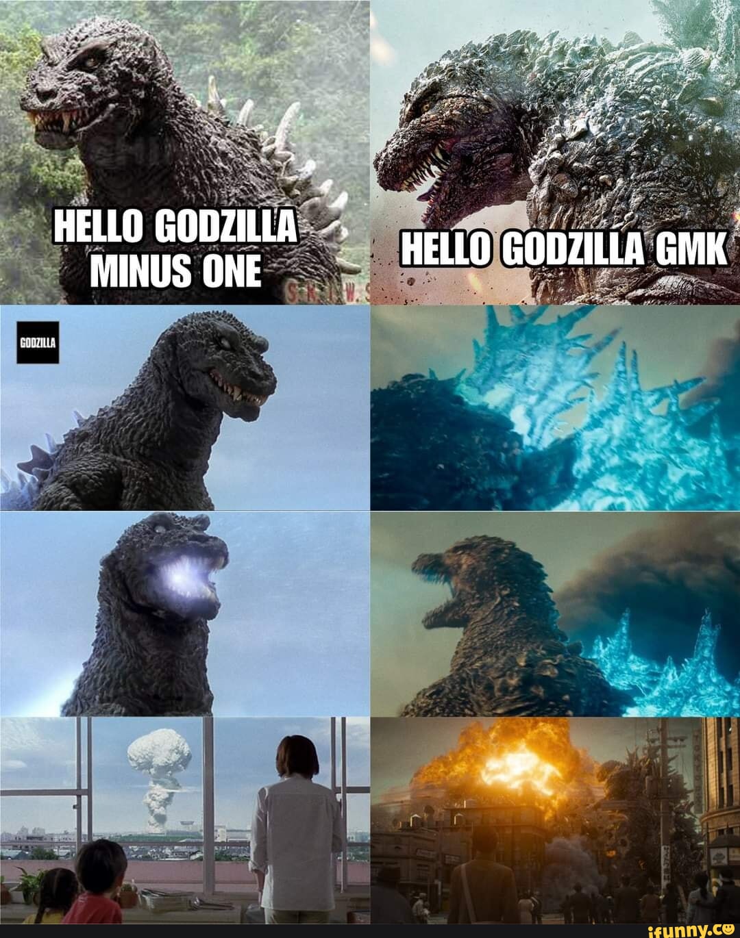 HELLO GODZILLA MINUS ONE HELLO GODZILLA GMK - iFunny