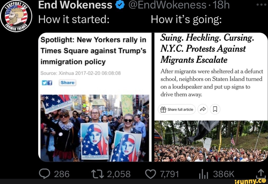 End Wokeness How it started: How it's going: Spotlight: New Yorkers ...