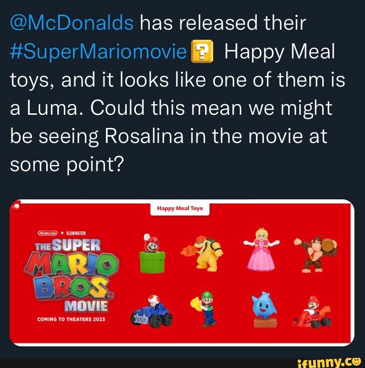 @McDonalds has released their Happy Meal toys, and it looks like one of ...