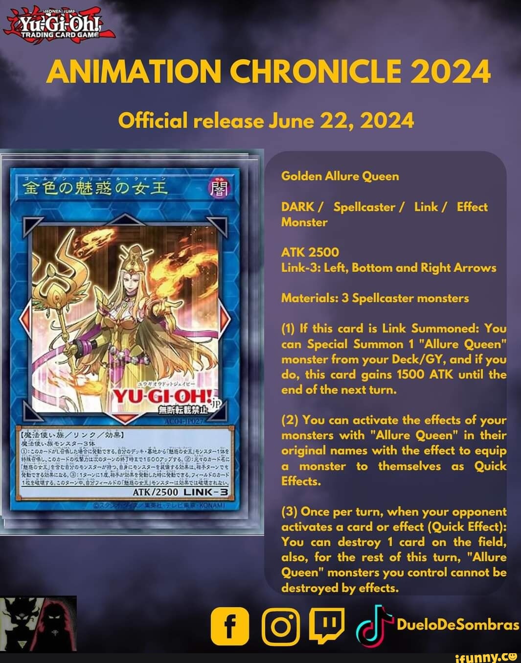 Rd TRADING CARD GAME- ANIMATION CHRONICLE 2024 Official release June 22, 2024 Golden Allure ...