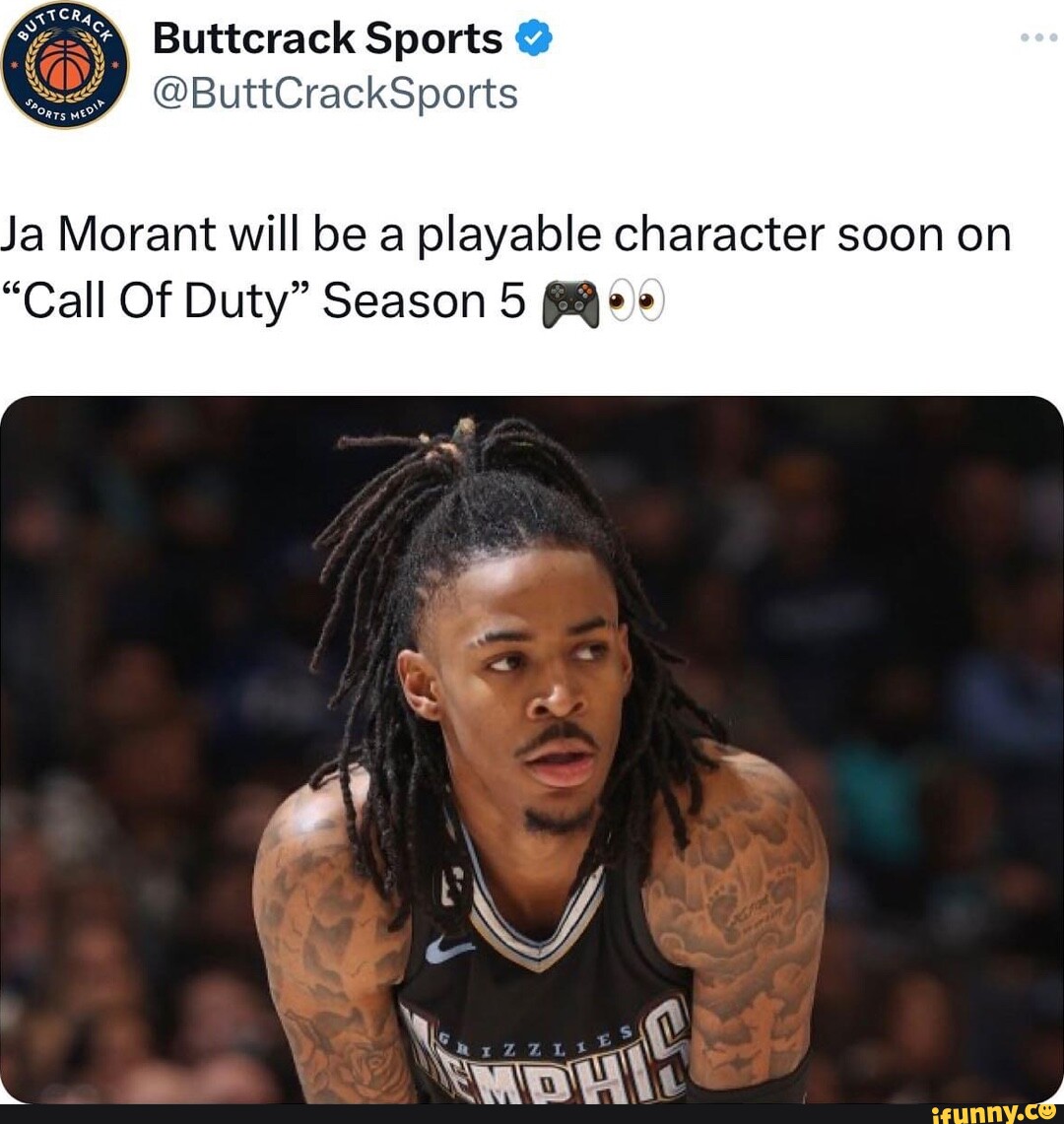 Ja Morant will be a playable character soon on "Call Of Duty" Season 5 ...