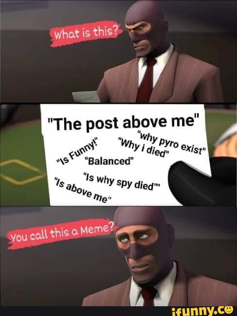 What is this?) if "The post above me" Why Why "Balanced" st "Is wi Is ...