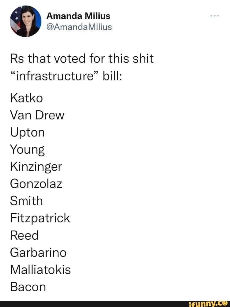 Amanda Milius \ @AmandaMilius Rs that voted for this shit ...