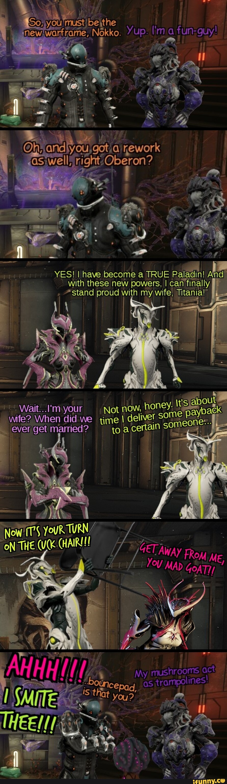 Nokke. Yup I'm fun-guy! got rework right: Oberon? YES! I have become a ...