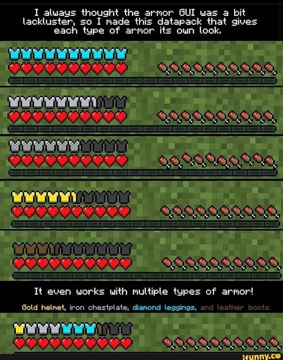 Aluays thought the armor GUI was a bit lackluster, so I made this ...