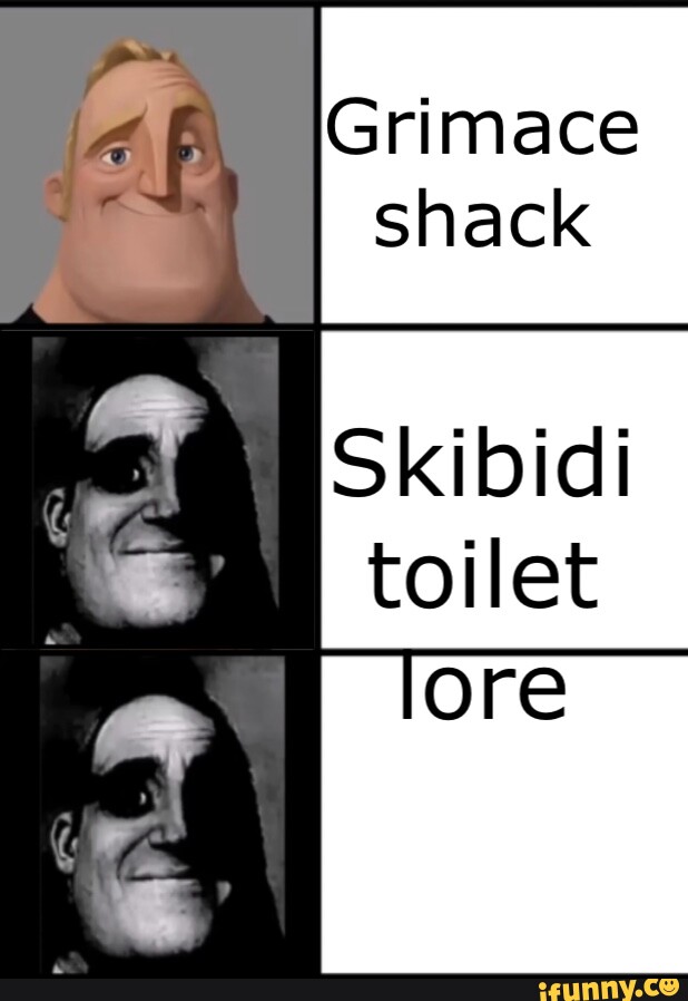 Grimace shack Skibidi toilet ore - iFunny