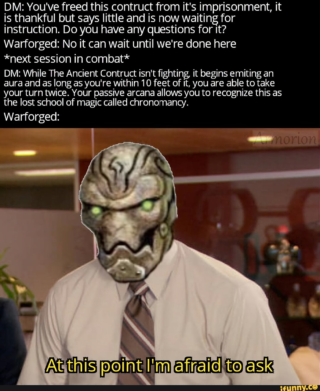 Warforged memes. Best Collection of funny Warforged pictures on iFunny