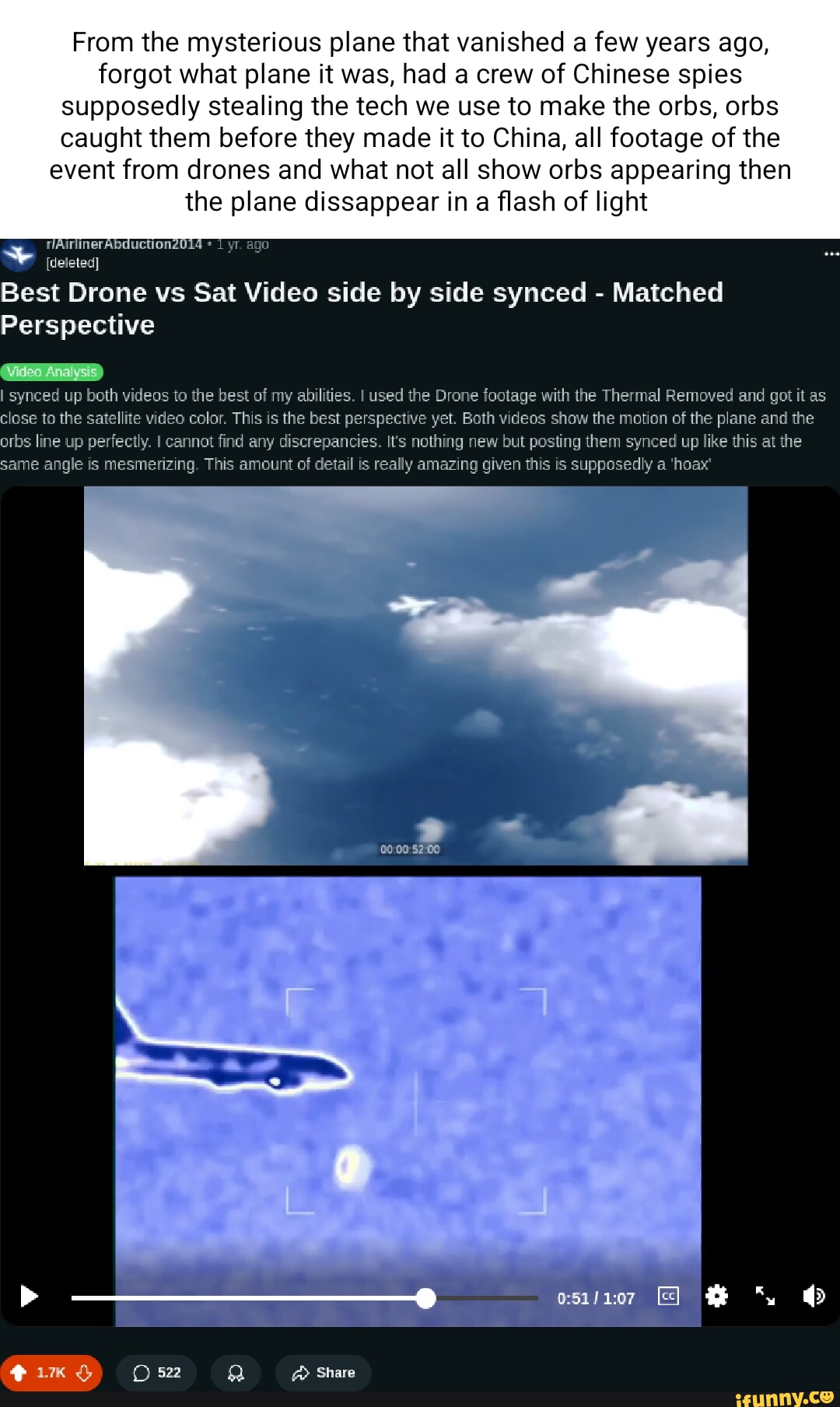 From the mysterious plane that vanished a few years ago, forgot what ...