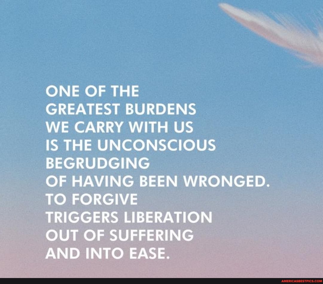 ONE OF THE GREATEST BURDENS WE CARRY WITH US IS THE UNCONSCIOUS ...