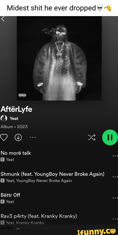 Midest shit he ever dropped AftrLyfe Yeat Album 2023 x @ No more talk ...