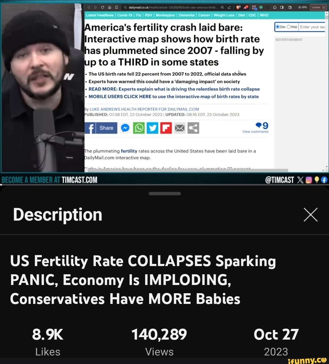 America's fertility crash laid bare: Interactive map shows how birth ...