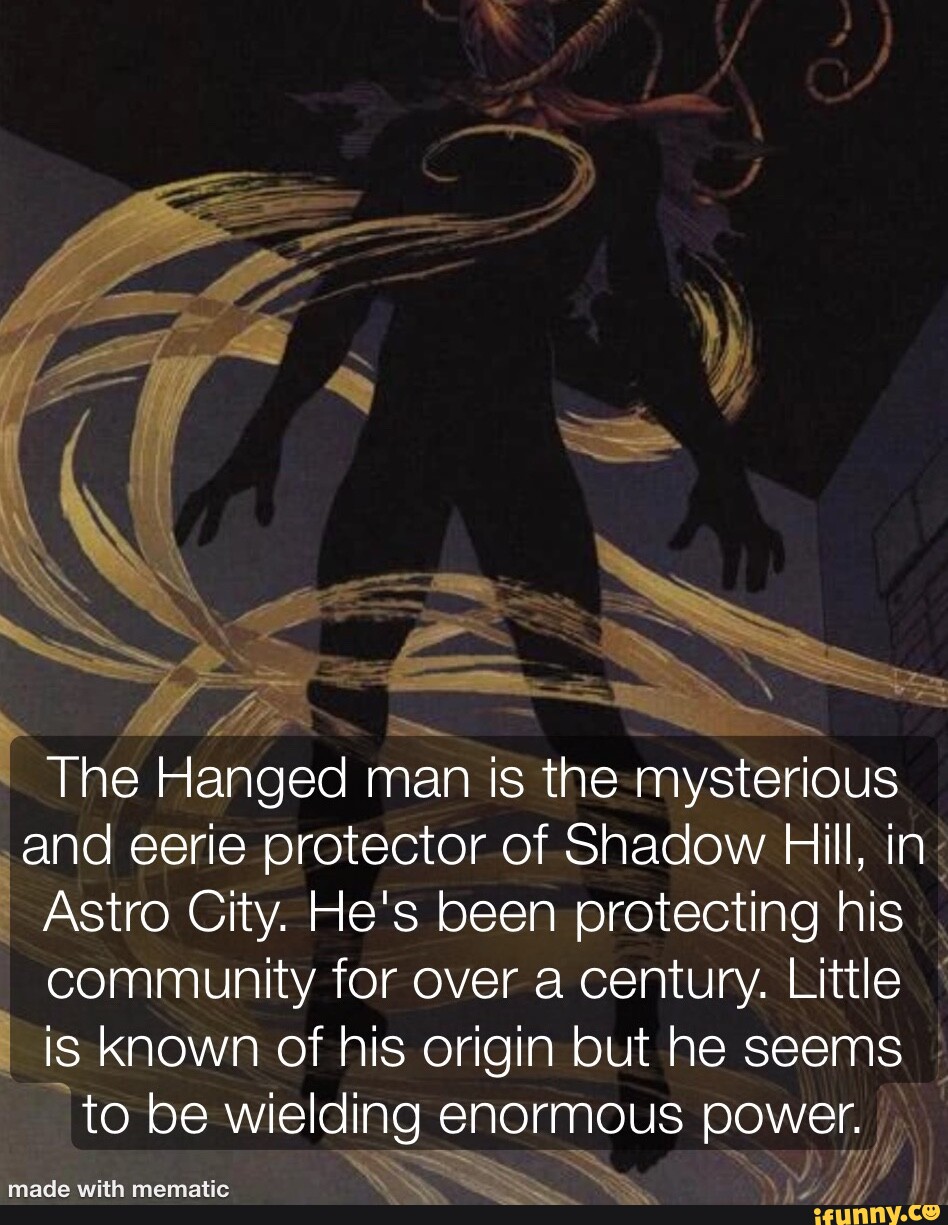 The Hanged man is the mysterious and eerie protector of Shadow Hill, in ...