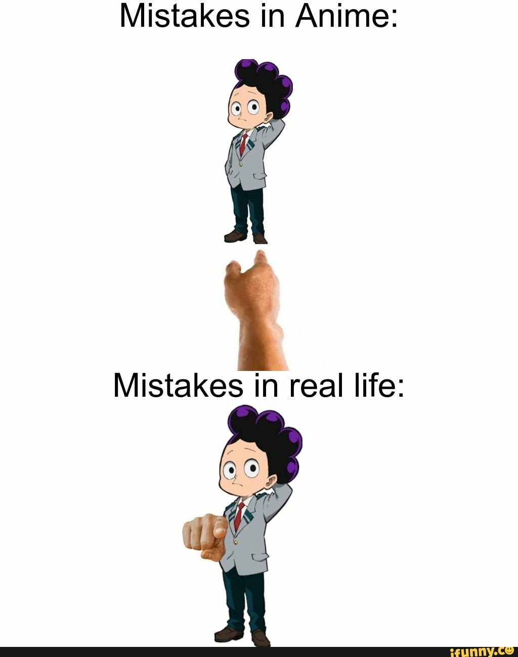 Mistakes in Anime: Mistakes in real life: - iFunny