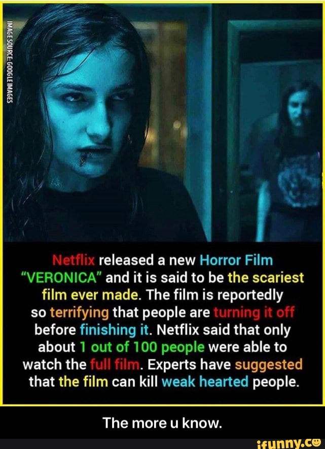 Released a new Horror Film "VERONICA” and it is said to be the scariest ...