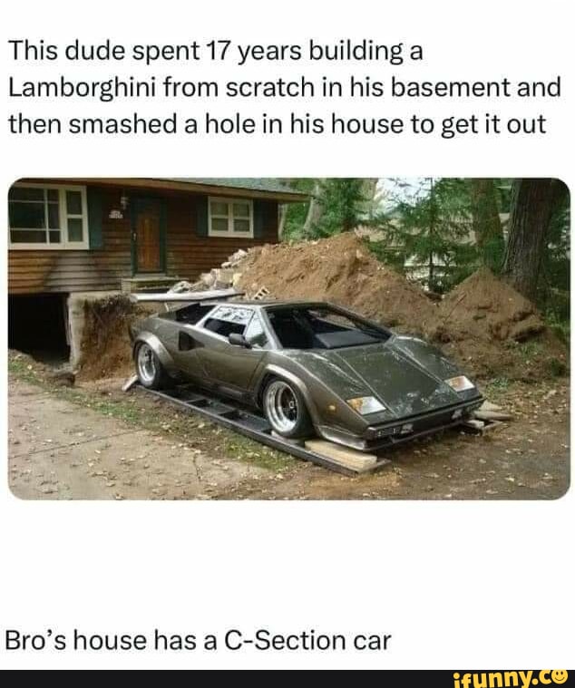 This dude spent 17 years building a Lamborghini from scratch in his ...