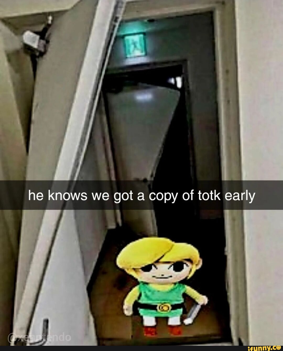 He knows we got a copy of totk early - iFunny