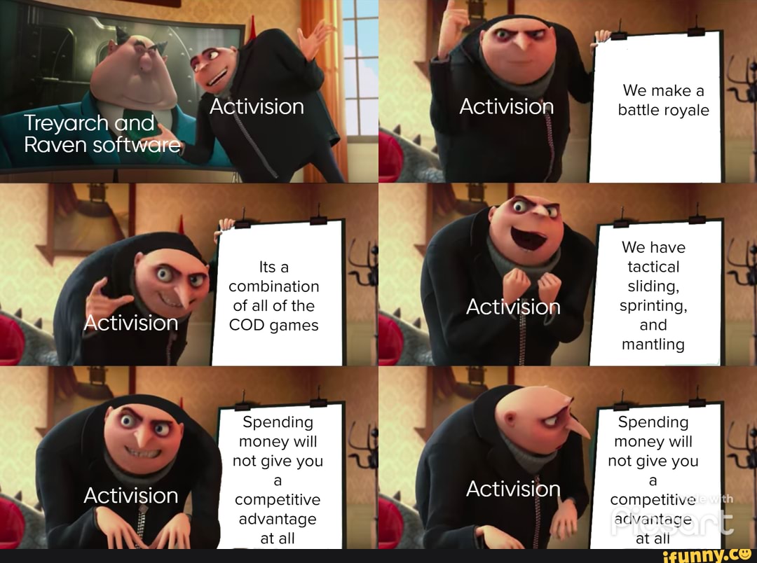 I like these cod memes - Activision Activision Treyarch and Raven & lts ...