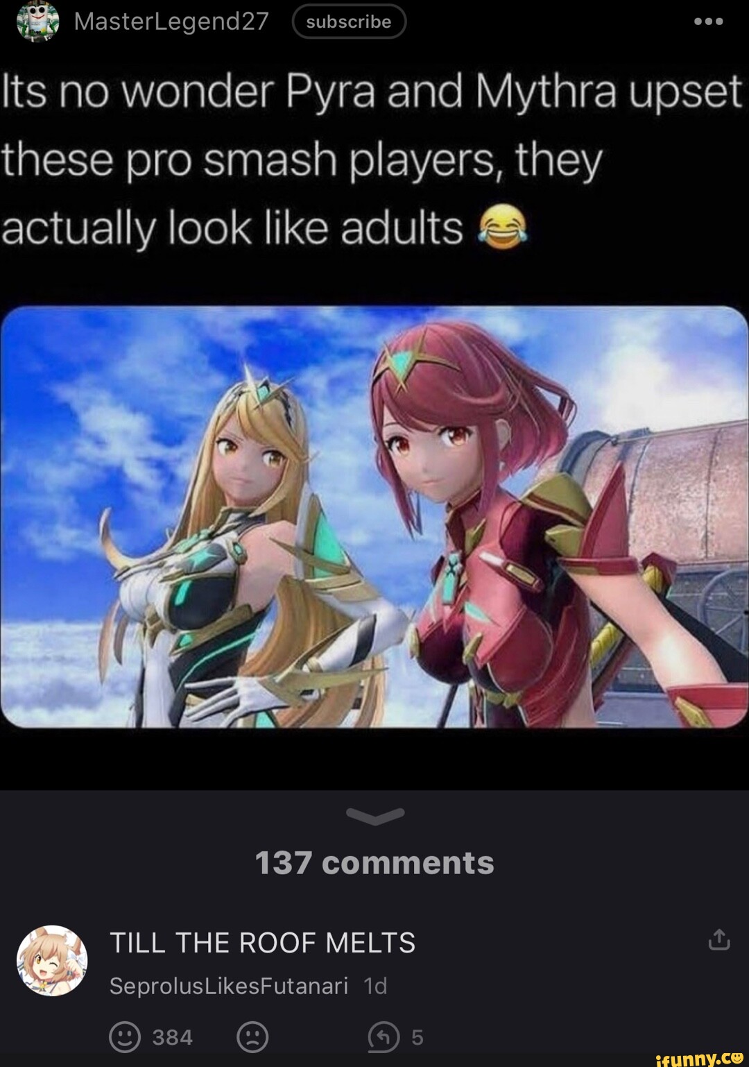 MasterLegend27 subs cribe Its no wonder Pyra and Mythra upset these pro ...
