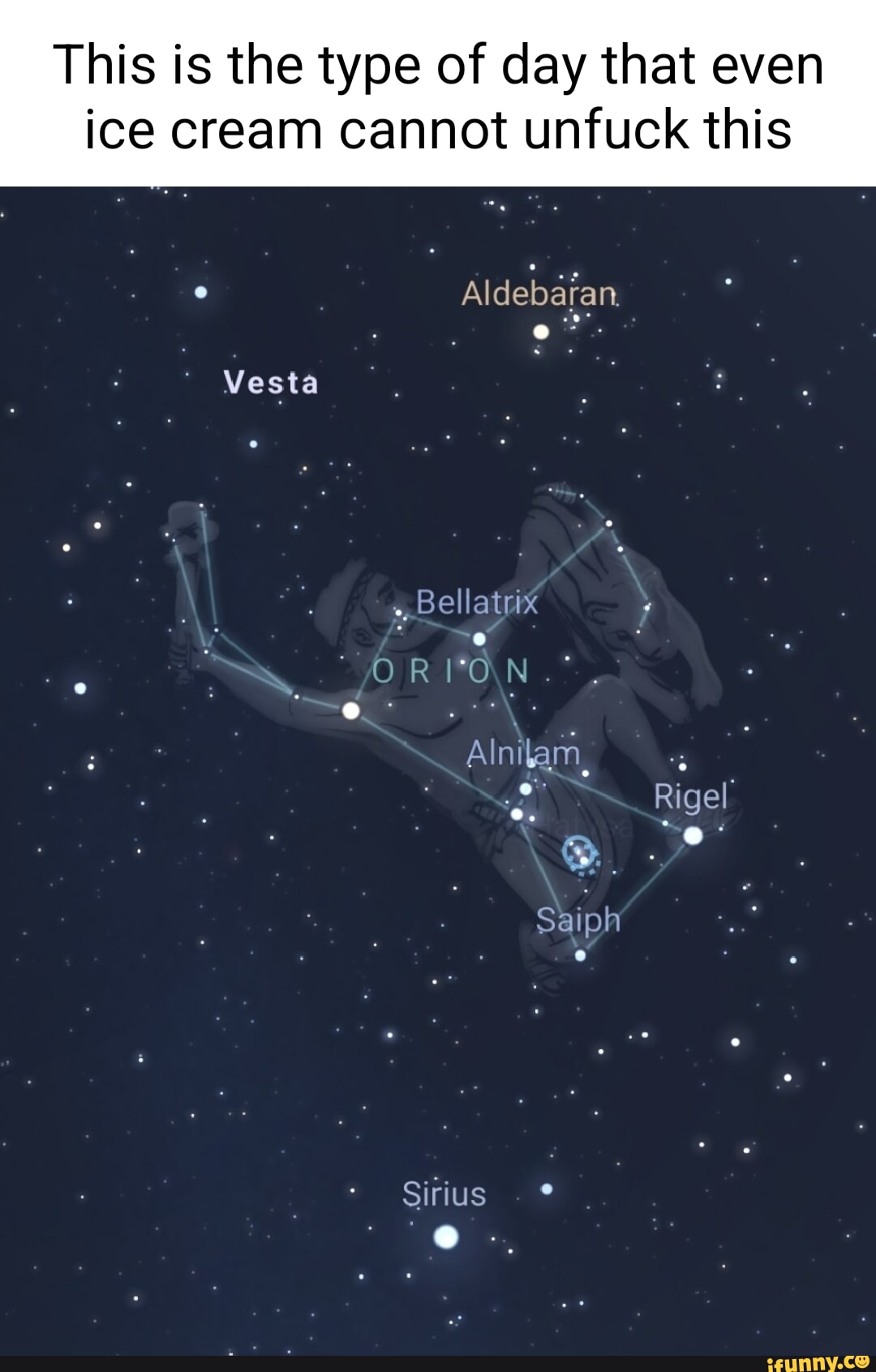 This is the type of day that even ice cream cannot unfuck this ...