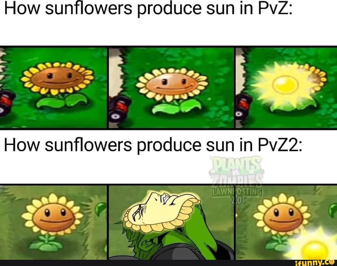 How 'lowers produce sun in PvZ: iv How sunflowers produce sun in PyZ2 ...