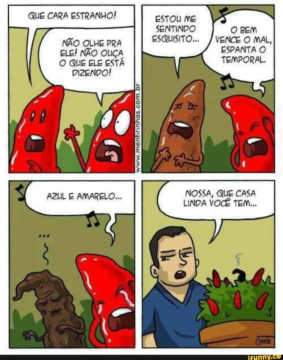 QUE CARA ESTRANHO! ESTOU SENTINDO ESPANTA NÃO OLHE PRA ESQUISITO... ELE ...