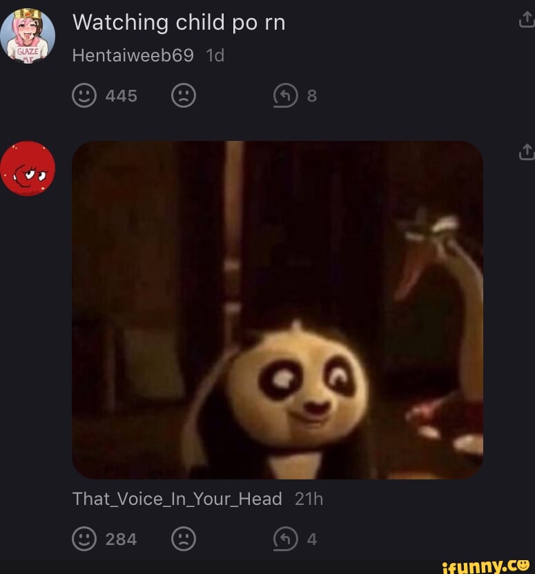 Watching child po rn Hentaiweeb69 That_Voice_In_Your_Head (@)4 - iFunny