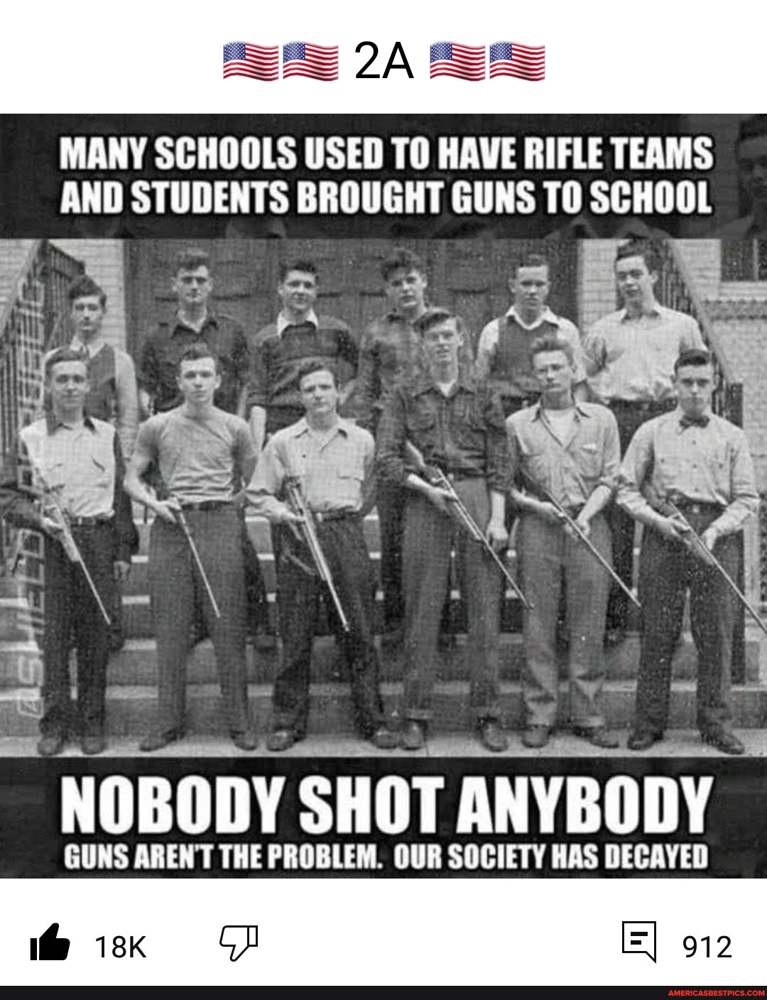 SS MANY SCHOOLS USED TO HAVE RIFLE TEAMS AND STUDENTS BROUGHT GUNS TO ...