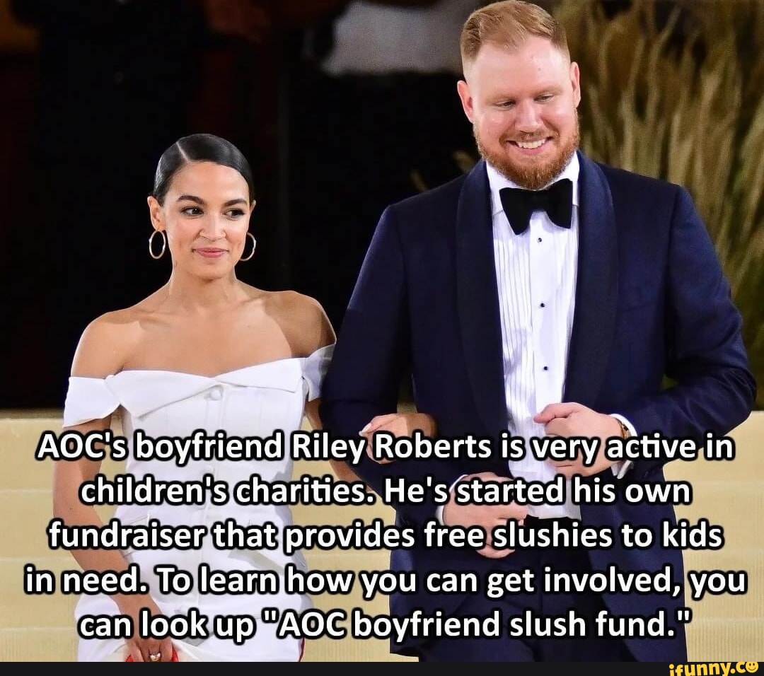 AOC's boyfriend Riley Roberts is very ative in children's charities. He ...