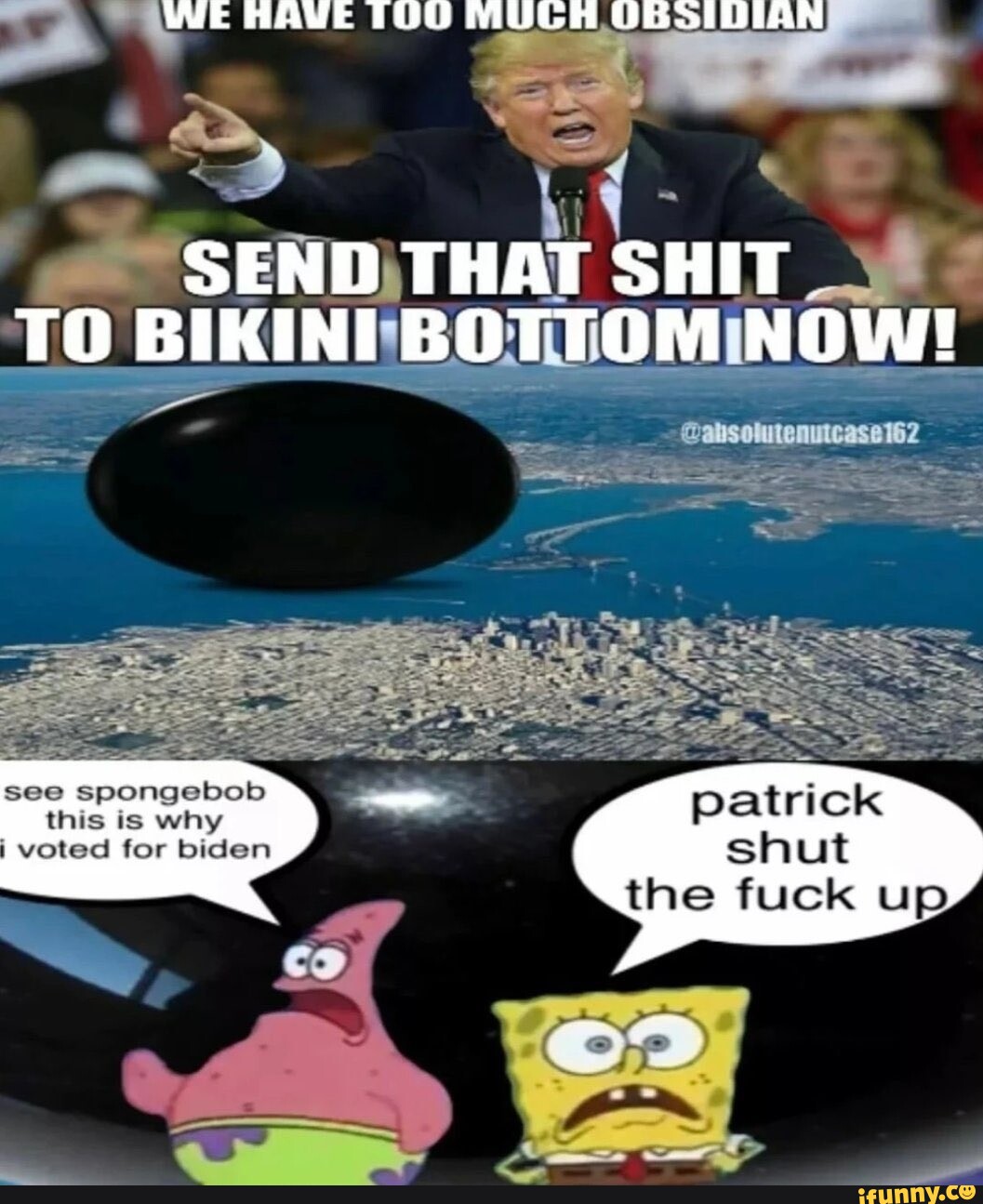 See spongebob patrick HAVE TO SEND BIKINI THAT SHIT BOTTOM NOW! this is ...