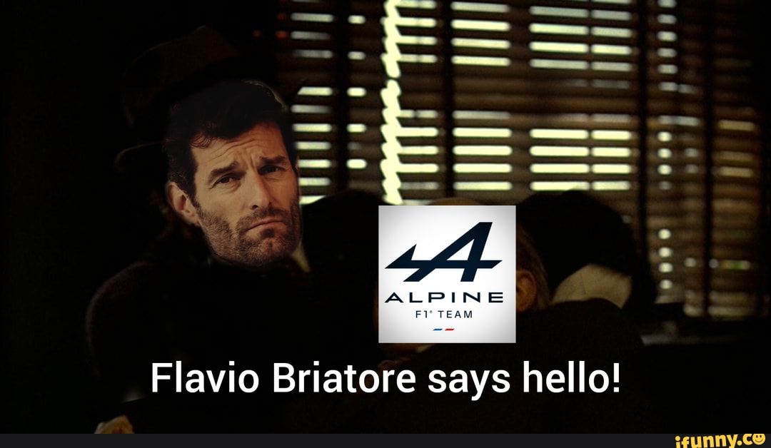 TM AN Flavio Briatore says hello! - iFunny