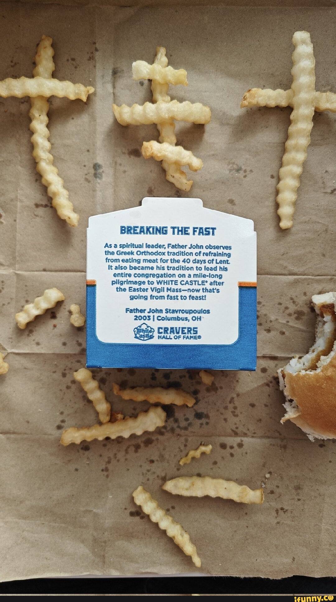 BREAKING THE FAST As a spiritual leader, Father John observes the Greek ...