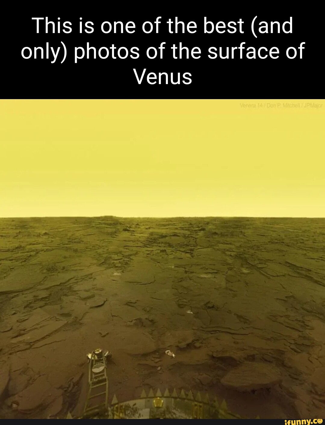 This is one of the best (and only) photos of the surface of Venus - iFunny